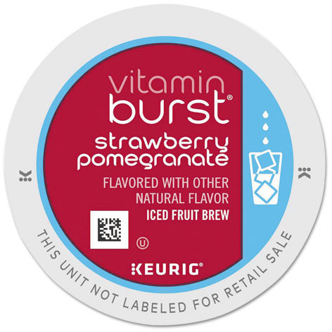 Keurig, Inc. 6864 Vitamin Burst® K-Cups®, Strawberry Pomegranate, 24 ...