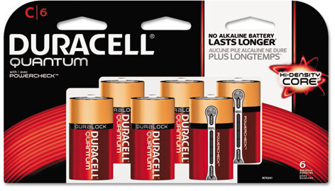 Duracell QUC6TBCD Duracell® Quantum Alkaline Batteries with Duralock ...