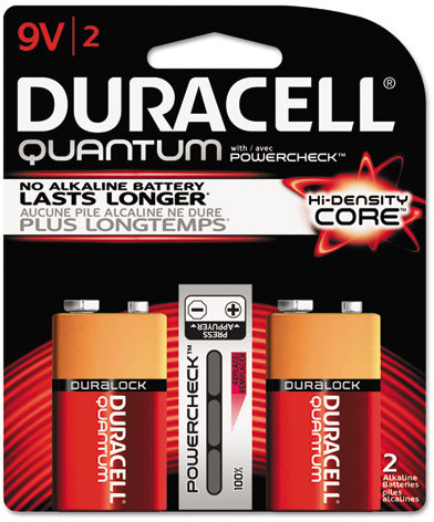 Duracell QU9V2BCD Duracell® Quantum Alkaline Batteries with Duralock ...