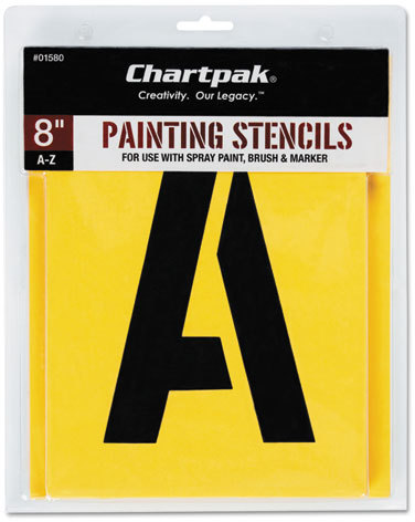 Chartpak Inc. 01580 Chartpak® Professional Lettering Stencils, A-Z Set ...