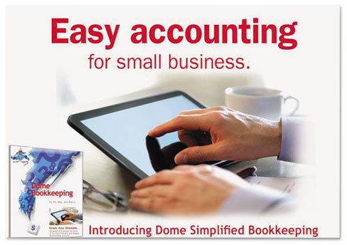 Dome Companies 0114R Dome® Simplified Bookkeeping Software, Renewal ...