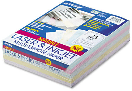 PACON CORPORATION 101145 Pacon® Array® Colored Bond Paper, 24lb, 8-1/2 ...